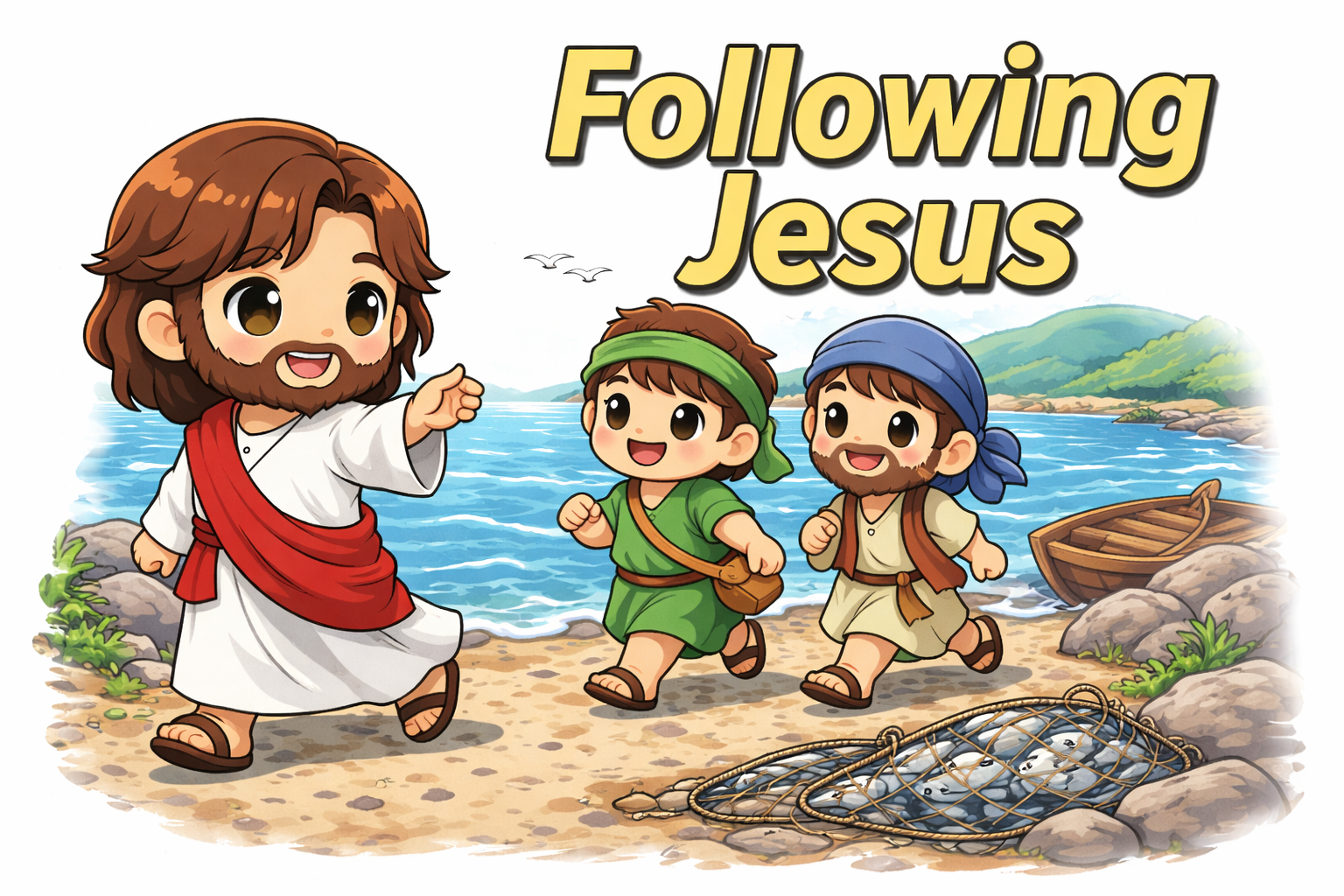 Following Jesus: Mark 1:14–20 - Travel with Karla